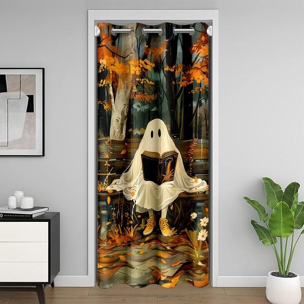 ・Size: 34"x80". Package Includes 1pcs Door Curtain Only. Curtain Rod is NOT included・Grommet Top: Each curtain panel has...