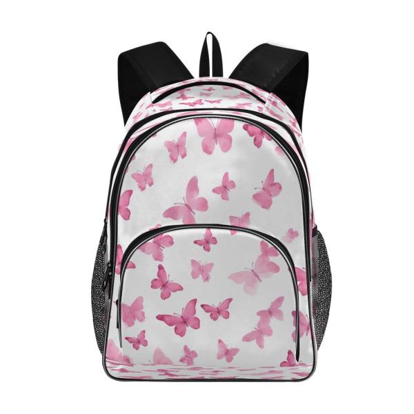 ・SPACIOUS BACKPACK WITH SMART ORGANIZATION - This large-capacity backpack (17.7"x12.6"x6.7", 1.7lbs) fits 13-15.6" lapto...
