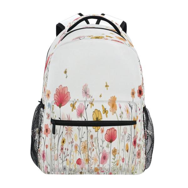 ・Premium Material Backpack ：Crafted from durable twill fabric + reinforced mesh panels, this unisex backpack features sc...