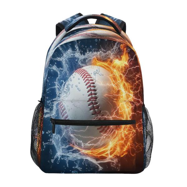 ・Premium Material Backpack ：Crafted from durable twill fabric + reinforced mesh panels, this unisex backpack features sc...