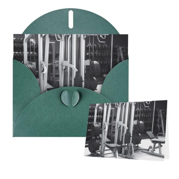 ・EXCELLENT QUALITY: Inspirational cards with envelopes are made of thick heavy duty matte card stock. Gym Equipment Gree...