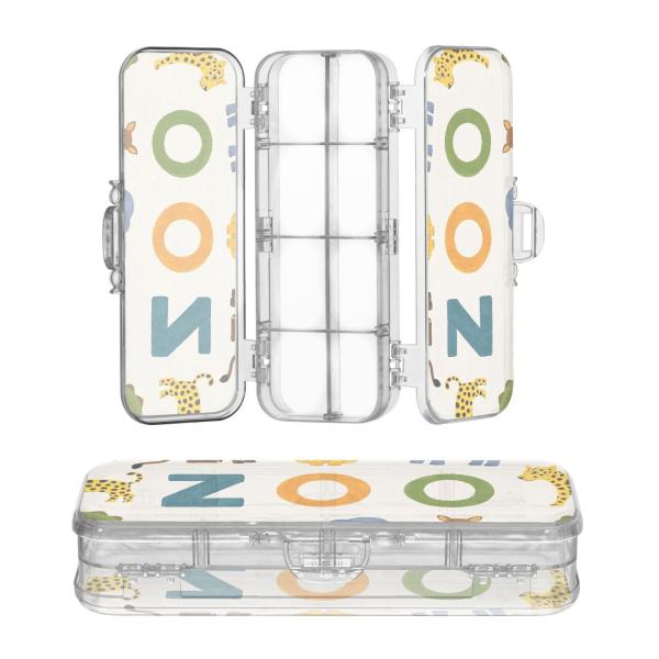 ・Transparent Material: Clear Pencil Plastic Box measures 8.3 x 3 x 1.9 in, crafted from sturdy, scratch-resistant transp...