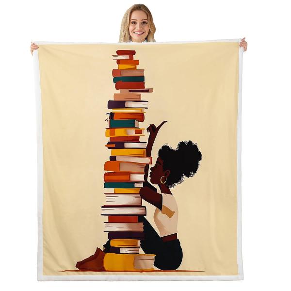 ・Blanket Size: 60" x 80" inches, perfect to use when cold nights watching TV, reading a book on a coach, watching a movi...