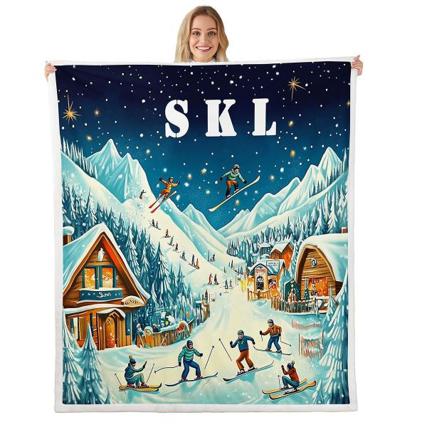 ・Blanket Size: 40" x 50" inches, perfect to use when cold nights watching TV, reading a book on a coach, watching a movi...