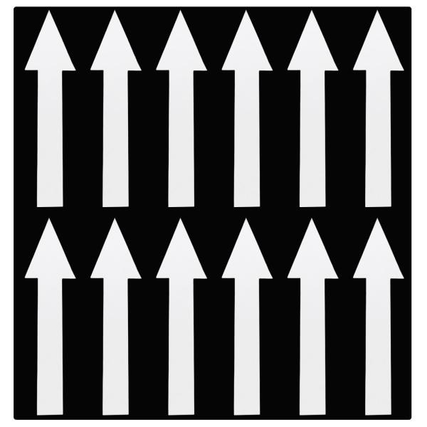 ・Durable and Waterproof:Made from high-quality PVC, these 8x2 inch arrow stickers are waterproof and tear-resistant, ens...
