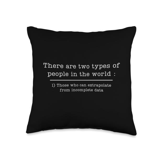 ・Embrace the witty charm of the There are Two Types of People in the World : Those who can extrapolate from incomplete d...