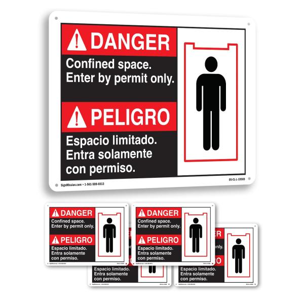 ・SIZE ＆ SPECS: 5 Pack Of 10" x 7" Rigid Plastic Signs - Commercial grade polystyrene with (4) pre-drilled ?" mounting ho...