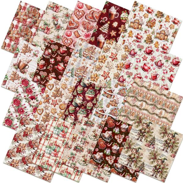 ・Colorful Christmas Theme: impart life to your creations with our Christmas fabric, each square is full of bright colors...