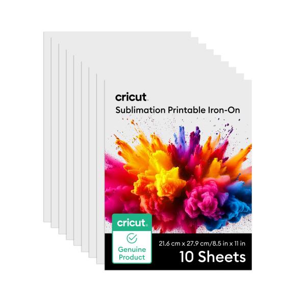 ・内容 - Cricut昇華プリント可能なアイロン接着10枚 - 8.5インチ x 11インチ (8.5インチ x 21インチ)。・フルカラーの昇華プロジェクトに - 暗い生地を含むあらゆるブランクに鮮やかで鮮やかな熱伝達を生み出します。・...
