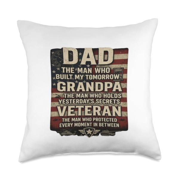 ・Step into a legacy of strength, wisdom, and sacrifice with this extraordinary design honoring DAD, GRANDPA, and VETERAN...
