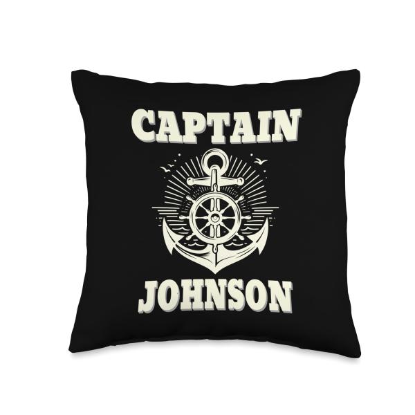 ・Classic nautical illustration featuring a bold anchor, ship wheel, and water waves with strong block text reading Capta...