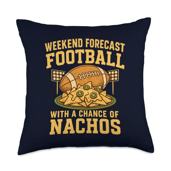 ・Football Nachos Funny Tailgate Weekend Humor design for sports fans, snack lovers, fantasy leaguers, couch quarterbacks...