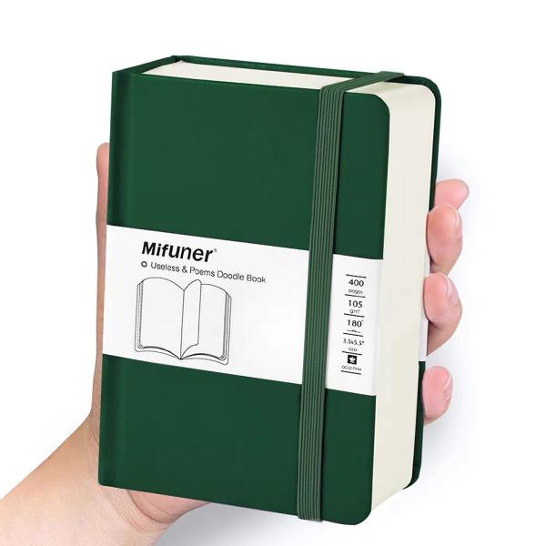 ・Mixed Media Sketchbook: Includes 400 pages/200 sheets, 105 gsm mixed media paper, 1elastic closure band. It is easy to ...