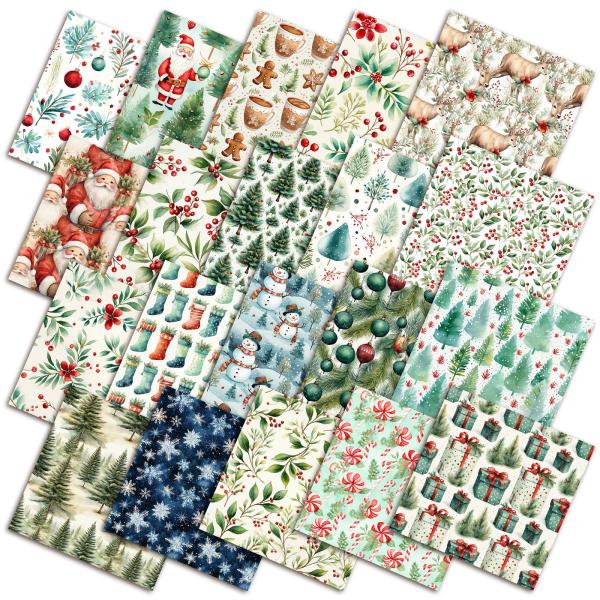 ・Colorful Christmas Theme: impart life to your creations with our Christmas fabric, each square is full of several color...