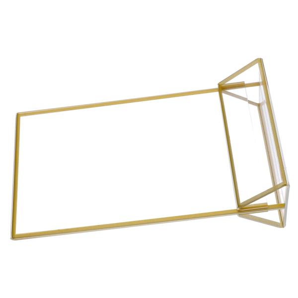 ・Clear acrylic sign holder for table--crafted from acrylic materials, this display stand promises durability and reliabl...