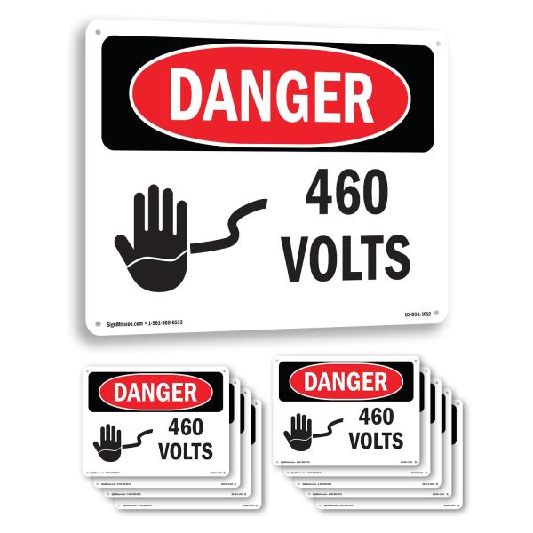 ・SIZE ＆ SPECS: 10 Pack Of 14" x 10" Rigid Plastic Signs - Commercial grade polystyrene with (4) pre-drilled ?" mounting ...