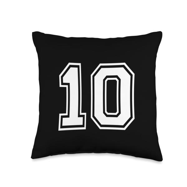 ・10 stands bold in varsity lettering and commands attention. This sporty graphic suits athletes who love strong team pri...