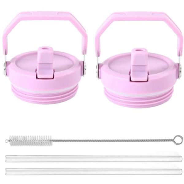 ・Perfect Fit : These 2pcs no-spill tumbler flip straw lid replacements are designed for stanley 2.0 Water Bottle 24 oz(O...