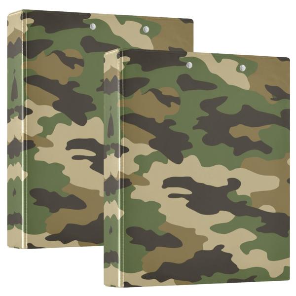 ・【Generous Dimensions】: Round Ring Binders Size: 31.5x27x6cm/12.4x10.63x2.36in, providing ample space for organizing doc...