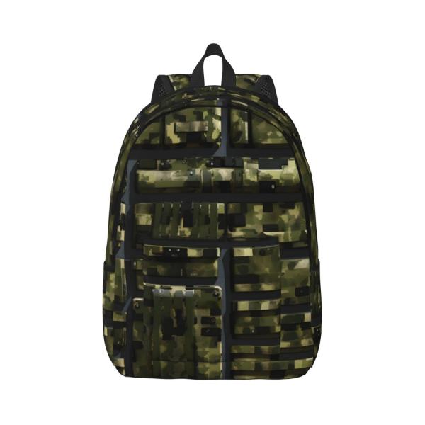 ・Stylish and Practical: The Army Digital Camouflage print backpack for women men combines a casual yet minimalist design...
