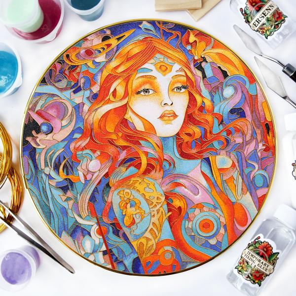 ・Unique handmade experience: This craft evolved from cloisonn〓. We have simplified the production process of traditional...