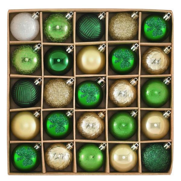 ・【Original Design - St. Patricks】Embrace the luck of the Irish with our St. Patrick's Day Christmas Decorations Shamrock...