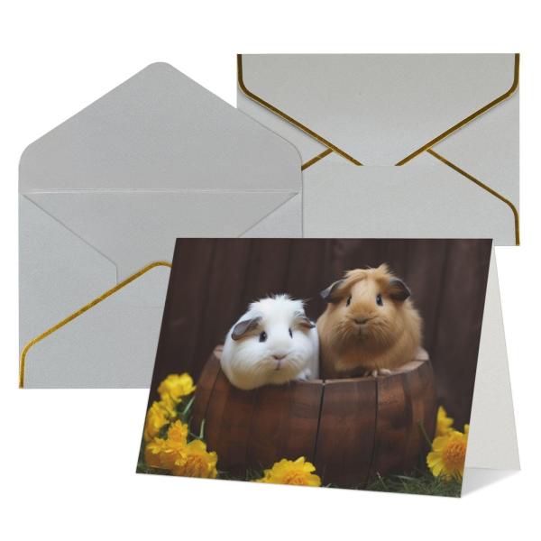 ・Two-In-One Set - No more boring white envelopes. This stationary set introduces eye-catching pops of color from the mom...