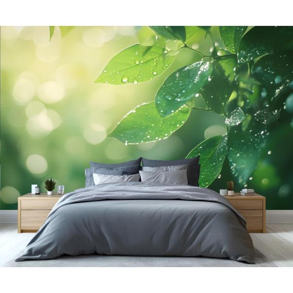 ・Mural Size: Mural total size 55"W x 28"H /140x70cm (W x H). The mural is cut into 3 pieces and provided in pre-cut roll...