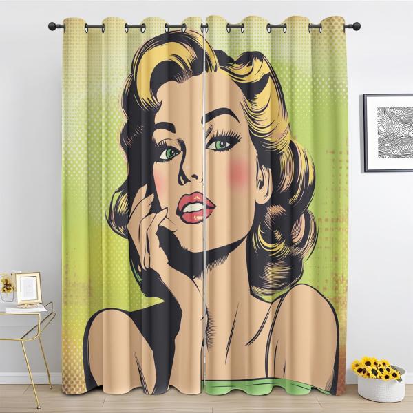 ・SIZE: 2 panels in package. Each panel measures 42"W x 45"L(107x114cm)| total size 84"W x 45"L(214x114cm). The inside di...