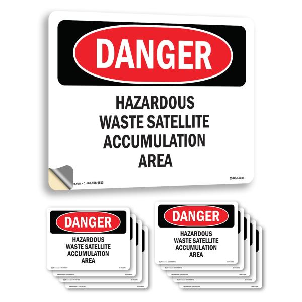 ・SIZE ＆ SPECS: 10 Pack Of 10" x 7" Vinyl Label Decals - Commercial grade vinyl with adhesive backing specifically design...