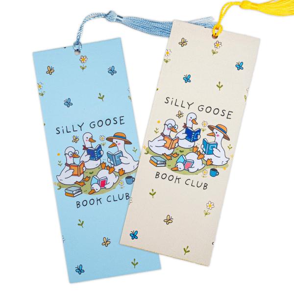 ・? Hilarious Silly Goose Bookmark for Bookworms and Club Readers Make your reading sessions more fun with this silly goo...