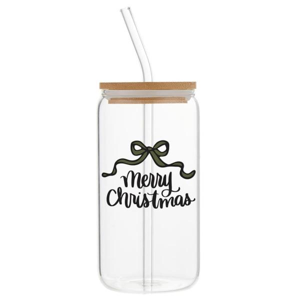 ・GLASS TUMBLER with bamboo lid and glass straw for hydrating at home or on the go・HOLDS 16-OUNCES of your favorite bever...