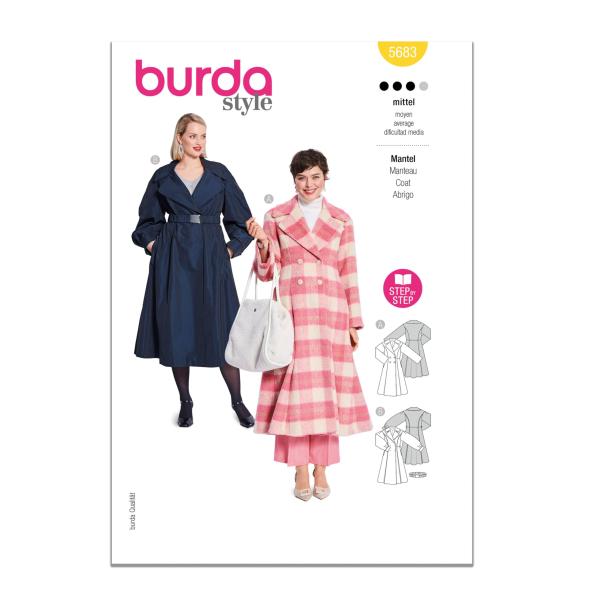 ・Burdaパターンキットには、生地を切り抜くためのパターンピース、縫製プロセスのガイドとなるステップバイステップの書面と図解の説明、生地とトリムの選択方法、サイズ情報が含まれています。・これらの衣類の縫製パターンは、ミスサイズ10-22(...