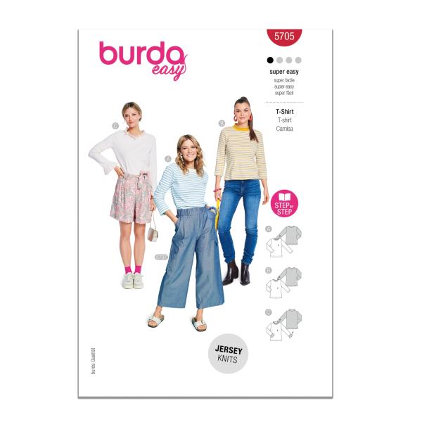 ・Burdaパターンキットには、生地を切り抜くためのパターンピース、縫製プロセスのガイドとなるステップバイステップの書面と図解の説明、生地とトリムの選択方法、サイズ情報が含まれています。・これらの衣類の縫製パターンは、ミスサイズ8-18(3...