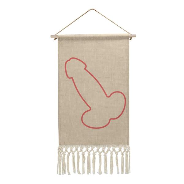 ・Material: Personalized scroll painting is made of cotton and linen which is thick, feel comfortable. Exquisite tassel d...