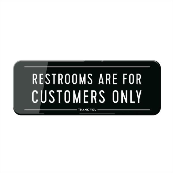 ・High Visibility ＆ Readability：With a high-contrast red-and-white design and a perfect 9 x 3-inch size, the large, bold ...