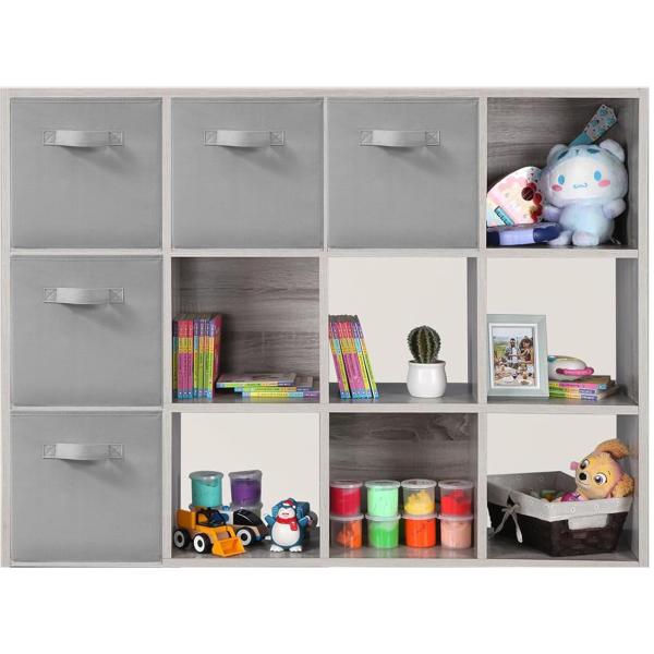 ・Versatile ＆ Space-Saving Storage Solution: These 11-inch cube storage bins are perfect for organizing anything from clo...