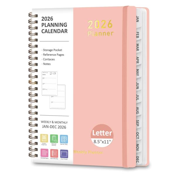 ・[KEEP ORGANIZED EFFORTLESSLY] - The VALOME 2026 planner is your essential tool for managing every part of your life. Co...
