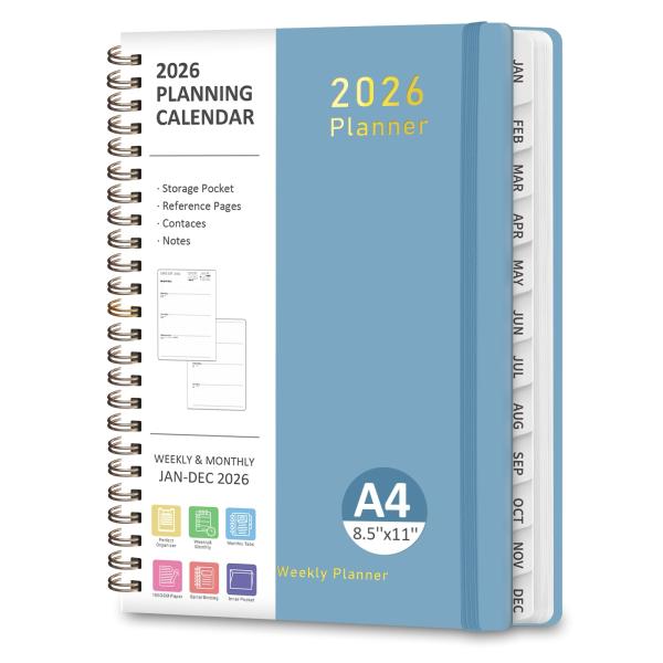 ・[KEEP ORGANIZED EFFORTLESSLY] - The VALOME 2026 planner is your essential tool for managing every part of your life. Co...