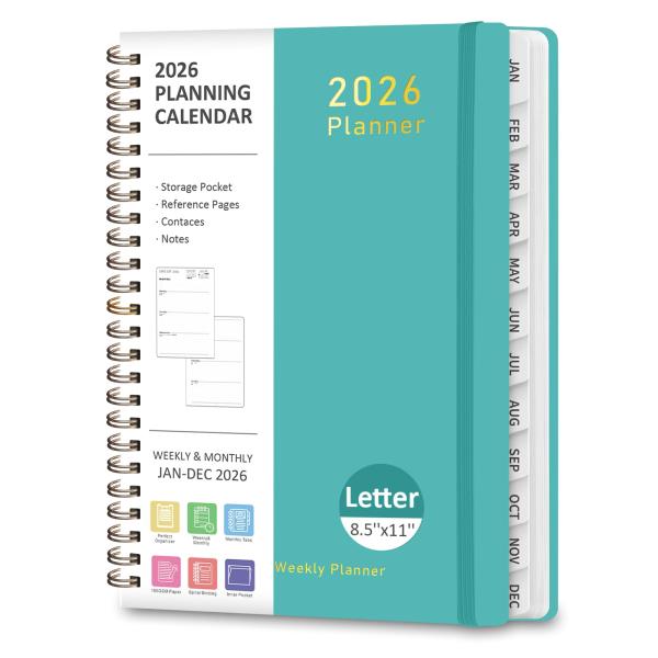 ・[KEEP ORGANIZED EFFORTLESSLY] - The VALOME 2026 planner is your essential tool for managing every part of your life. Co...