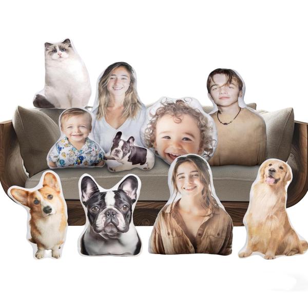 ・PERSONALIZATION: Create a one - of - a - kind pillow by adding a custom face; perfect for commemorating pets or friends...