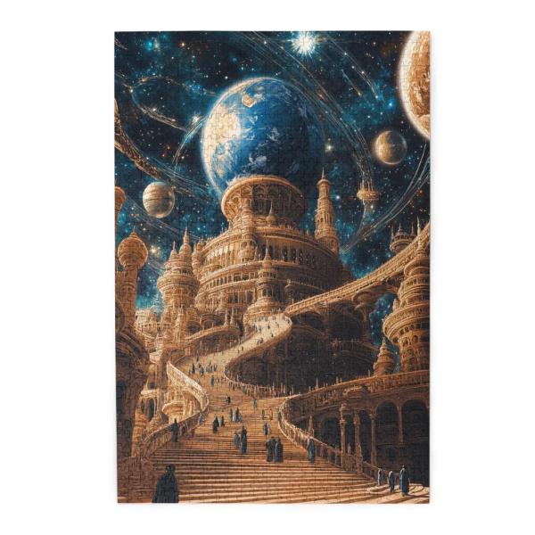 ・Featuring breathtaking scenery photography, this 1000-piece wooden jigsaw puzzle showcases vibrant colors and exquisite...