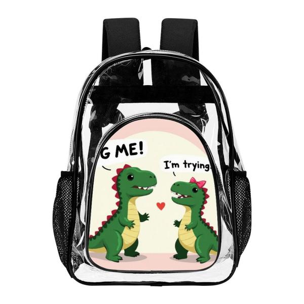 ・Material: This transparent backpack is made of PVC, which is lightweight, has good toughness and excellent water resist...