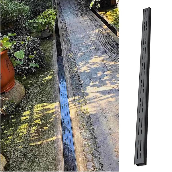 ・Thickened 304 Stainless Steel : Our trench drain is made from sturdy stainless steel, rustproof and suitable for long-t...