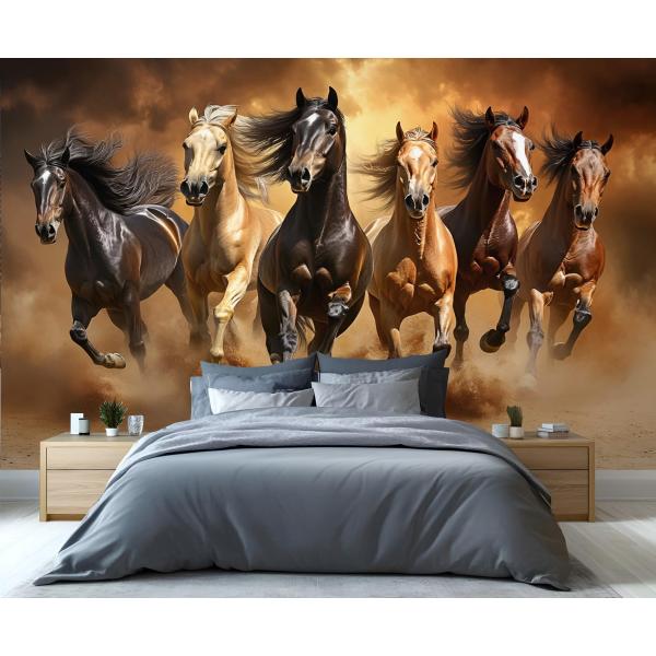 ・Mural Size: Mural total size 78.7"W x 55.1"H /200x140cm (W x H). The mural is cut into 3 pieces and provided in pre-cut...