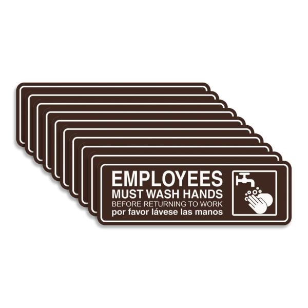 ・Promotes Hygiene ＆ Safety - Reminds staff of essential handwashing practices to support a clean and healthy environment...