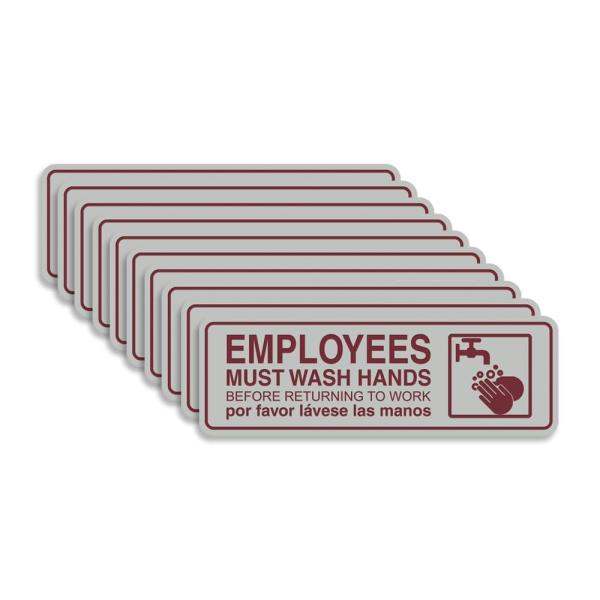 ・Promotes Hygiene ＆ Safety - Reminds staff of essential handwashing practices to support a clean and healthy environment...