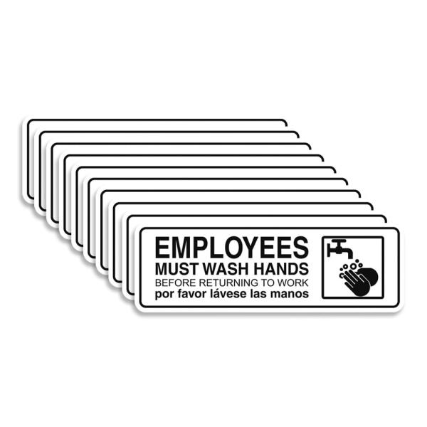 ・Promotes Hygiene ＆ Safety - Reminds staff of essential handwashing practices to support a clean and healthy environment...