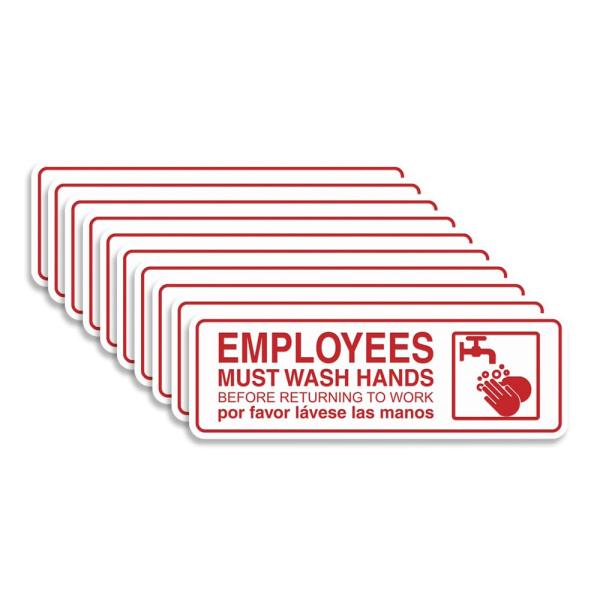 ・Promotes Hygiene ＆ Safety - Reminds staff of essential handwashing practices to support a clean and healthy environment...