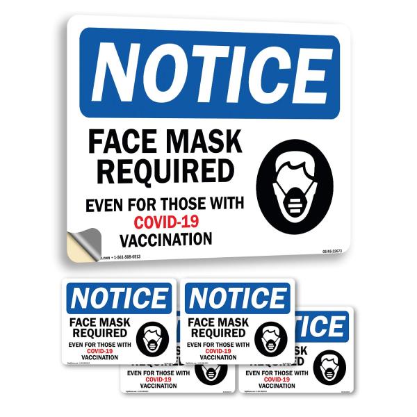 ・SIZE ＆ SPECS: 5 Pack Of 14" x 10" Vinyl Label Decals - Commercial grade vinyl with adhesive backing specifically design...